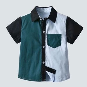 SHEIN | Shirts & Tops | Colorblock Button Up Shirt | Poshmark